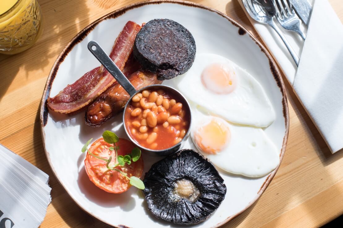 Food at The Wellington Hotel in Waterloo